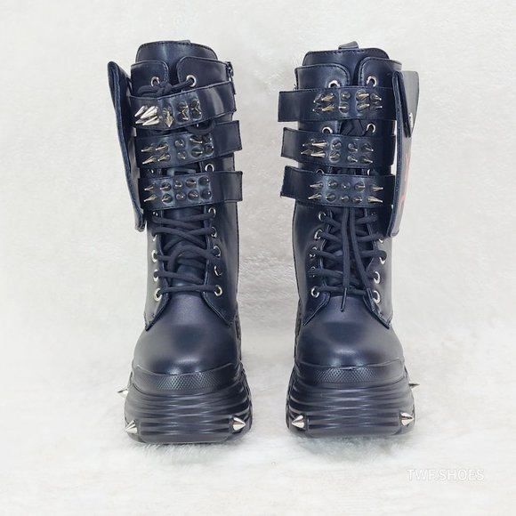 Anthony Wang | Shoes | Anthony Wang Blackest Night Cyber Punk Goth Mid ...